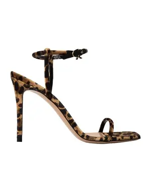 GIANVITO ROSSI Leopard/cheetah Print High-heeled Sandals