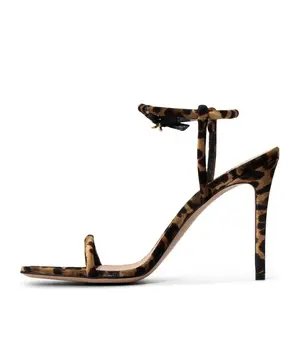 GIANVITO ROSSI Leopard/cheetah Print High-heeled Sandals