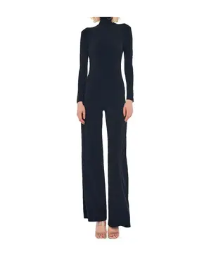 Norma Kamali Crepe Wide-leg Jumpsuit