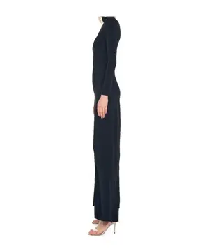 Norma Kamali Crepe Wide-leg Jumpsuit