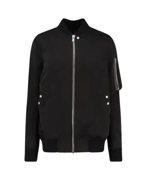 Rick Owens Long-sleeved Zip-up Bomber Jacket