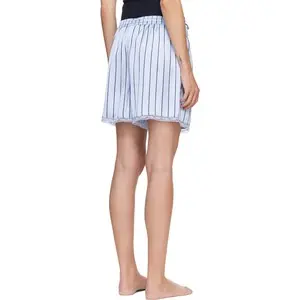 SKIMS Woven Shiny Lace Boxer Shorts