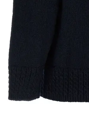 Thom Browne Hector Pointelle-knit Cardigan - Navy Blue