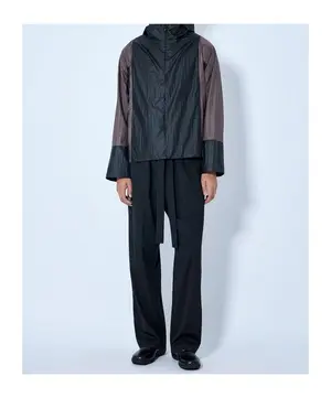 KIKO KOSTADINOV Tomelilla Hooded Jacket - Black/coffee