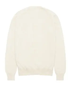Play Comme Des Garcon Heart-patterned Crew-neck Cardigan - Natural