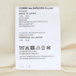 Play Comme Des Garcon Heart-patterned Crew-neck Cardigan - Natural