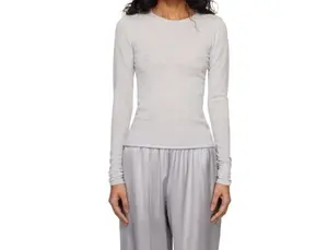 SKIMS Translucent Knitted Cashmere T-shirt