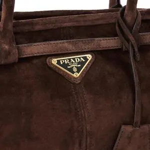 Prada Bonnie Medium Suede Handbag