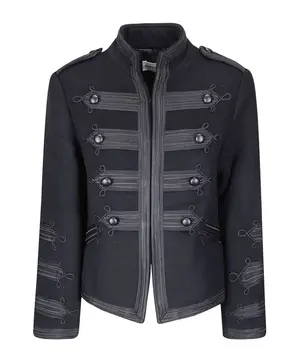 P.a.r.o.s.h P.A.R.O.S.H. Braided Trim Military Jacket No