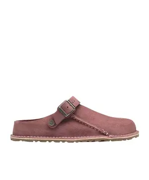 BIRKENSTOCK Lutry Premium Suede Clogs - Pepper