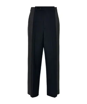 MAISON MARGIELA Two-tone Virgin Wool Trousers