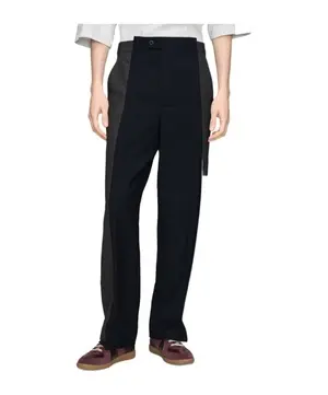 MAISON MARGIELA Two-tone Virgin Wool Trousers