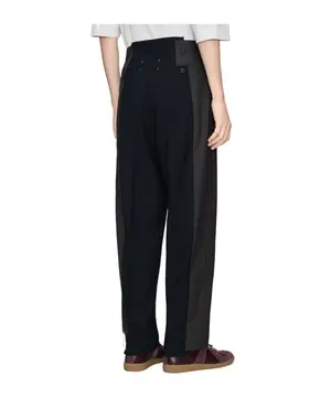 MAISON MARGIELA Two-tone Virgin Wool Trousers