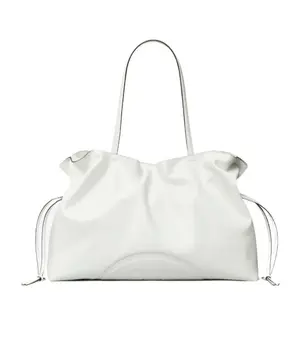 Tory Burch Ella Natuura Drawstring Tote - White