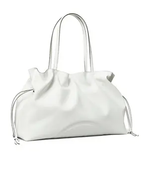 Tory Burch Ella Natuura Drawstring Tote - White