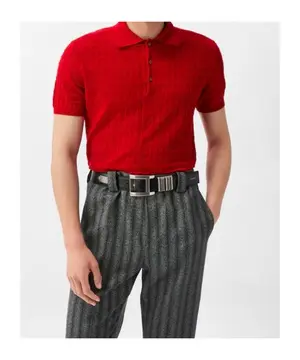 Versace Wool Knit Polo