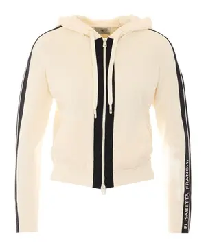 Elisabetta Franchi Logo-trim Zip Hoodie - No