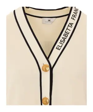 Elisabetta Franchi Long-sleeve Open-front Knit Cardigan
