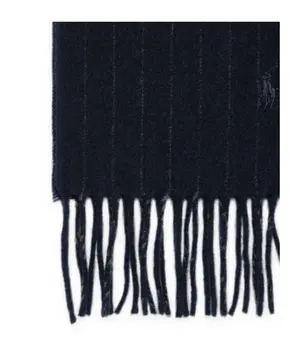 Polo Ralph Lauren Pinstripe-pattern Cashmere Scarf