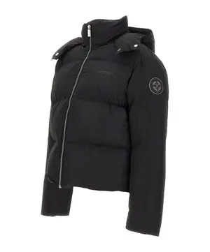 Off-White Zip-up High Neck Puffer Jacket