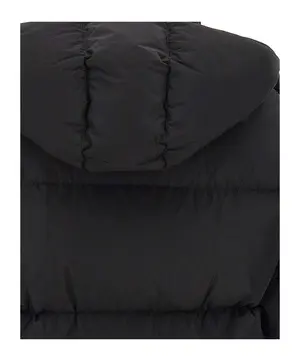 Off-White Zip-up High Neck Puffer Jacket