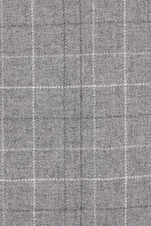 Thom Browne High-waisted Plaid Flannel Skirt - Medium Gray