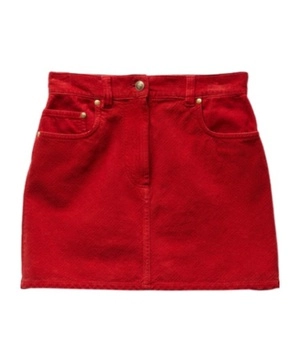 Versace Corduroy Mini Skirt