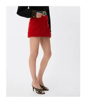 Versace Corduroy Mini Skirt