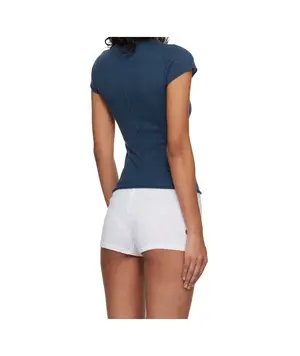 SKIMS Translucent Knitted T-shirt