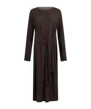 UMA WANG Long Skirt With Sash - Black