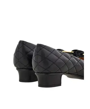 FERRAGAMO Quilted Vara Bow Pump