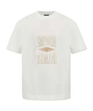 Emporio Armani Embroidered Logo T-shirt - No
