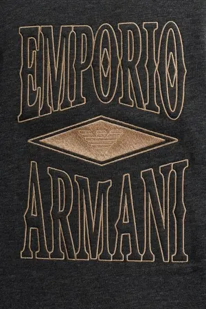 Emporio Armani Embroidered-logo T-shirt