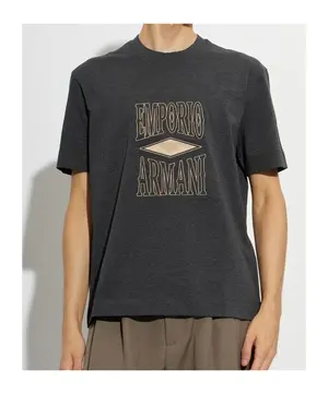 Emporio Armani Embroidered-logo T-shirt
