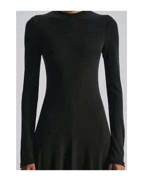 THE ROW Dina Dress - Black