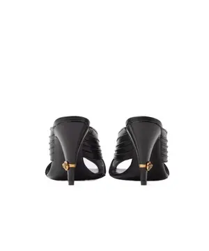 Versace Nappa Mules 90 Mm - Black