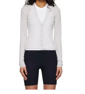 SKIMS Translucent Knitted Cardigan