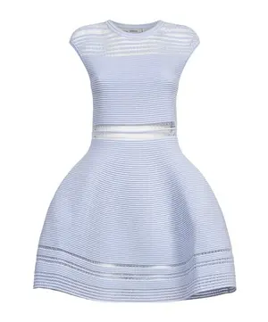 Simkhai Woven Mini Dress - Light Blue