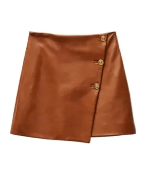 Versace Nappa Plonge Mini Skirt