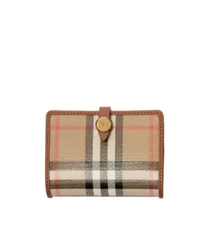Burberry Check Business Card Case - Beige