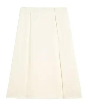 JIL SANDER Envers Satin Pleated Skirt