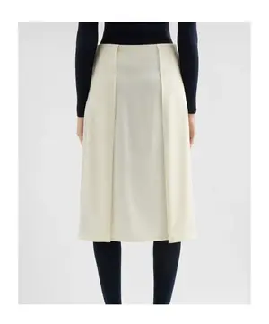 JIL SANDER Envers Satin Pleated Skirt