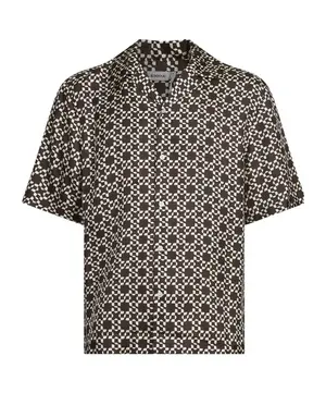Simkhai Casper Printed Shirt - Black