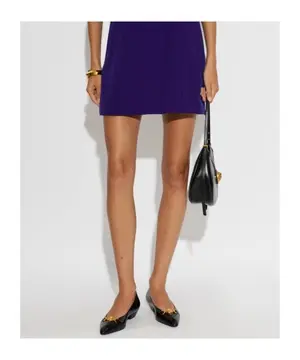 Versace Pointed-toe Leather Ballet Flats