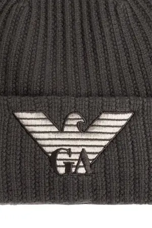Emporio Armani Ribbed Knit Hat