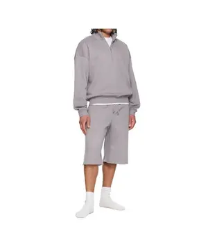 SKIMS Cotton Flannel Hoodie - Gray