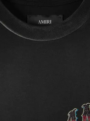 Amiri Crystal Logo Print T-shirt