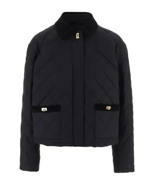 FERRAGAMO Quilted Long-sleeve Jacket