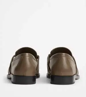 Bottega Veneta Leather Astaire Loafers