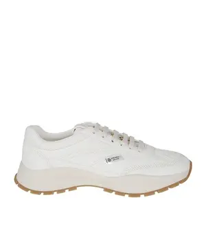 Prada Logo-patch Panelled Sneakers